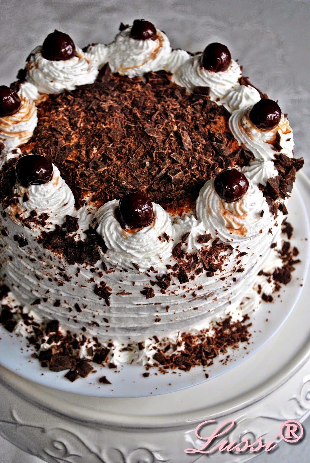 Lussi`s World of Artcraft: Торта "Шварцвалд" / Black Forest Cake ...