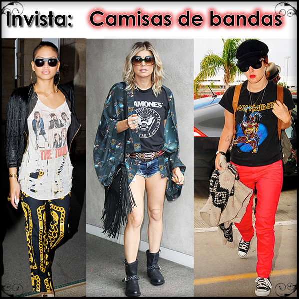 Trend do momento - T-shirts de banda | Trend in foco