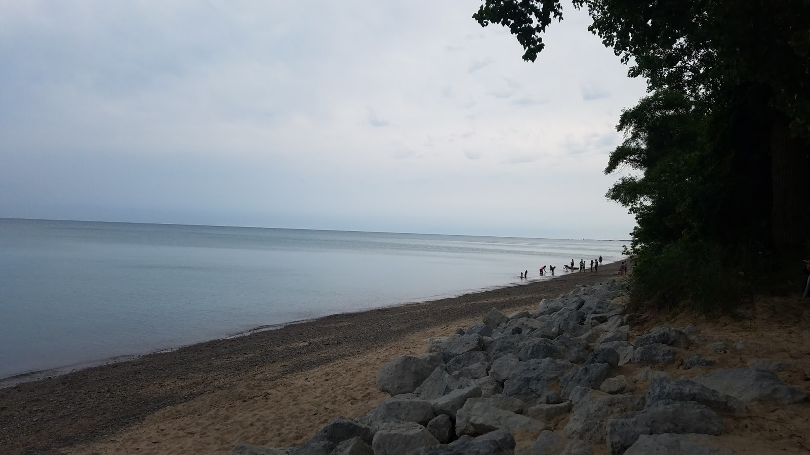 Across North America: Lake View Beach on Lake Michigan in Indiana