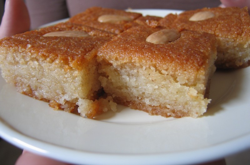 Semolina Cake (Harissa) Recipe | LEBANESE RECIPES