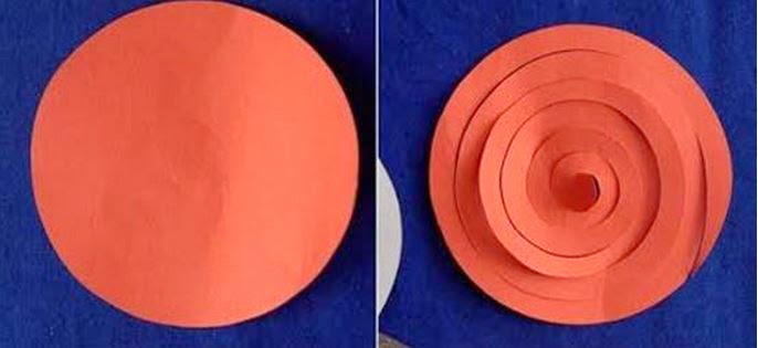 DIY Paper Swirls Heart Shaped Card - The Idea King