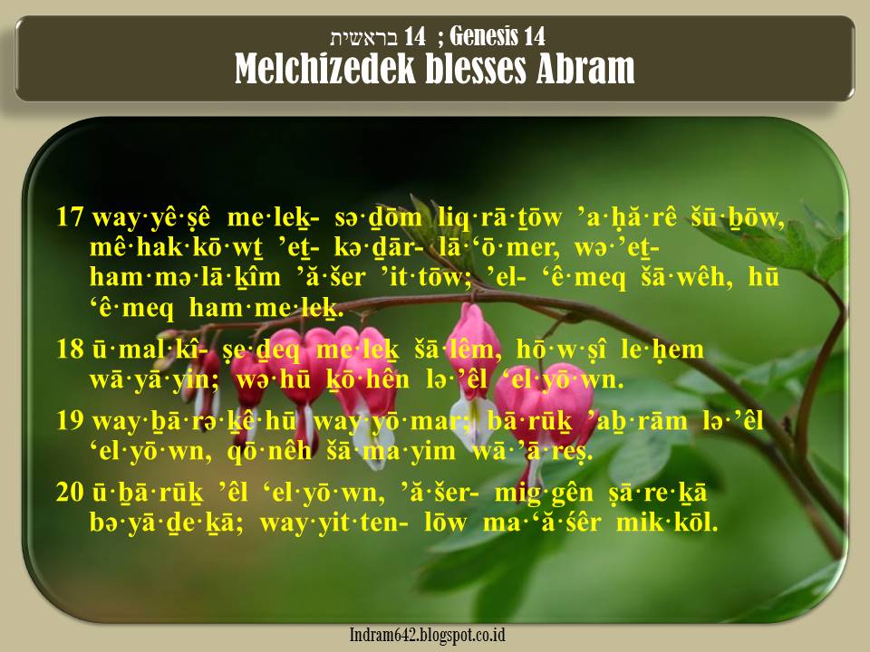 SENI MEMBENTUK GAMBAR: בראשית 14 ; Genesis 14, The battle of four kings ...