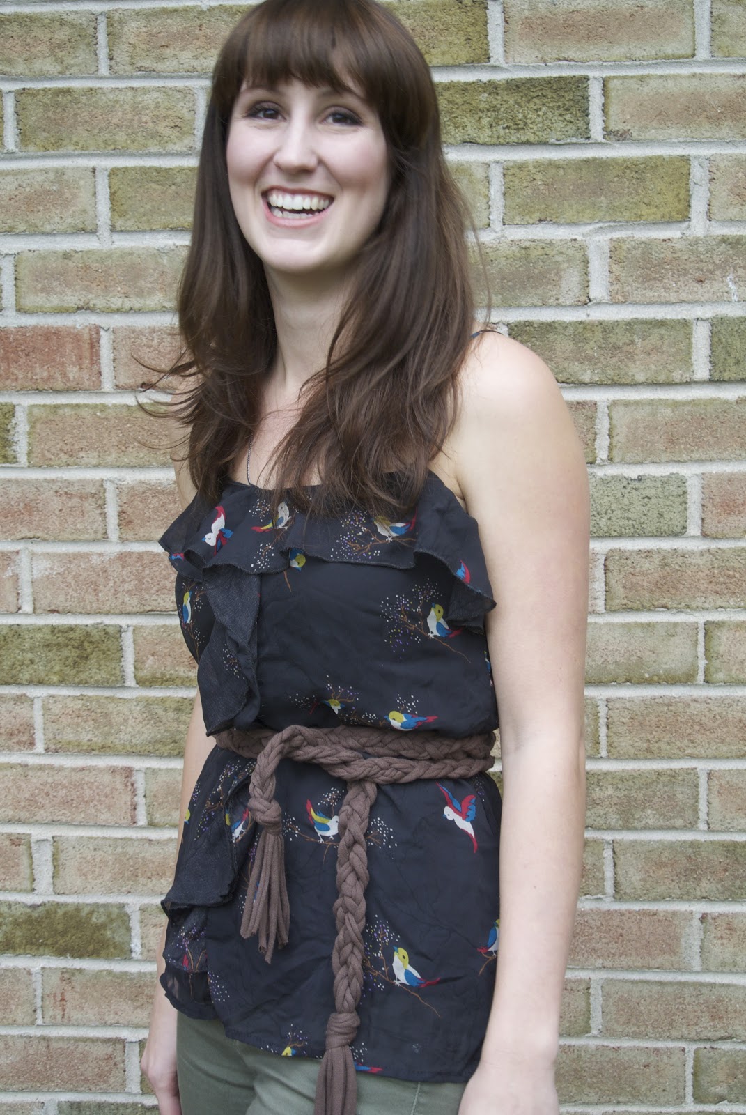 abigailology: DIY: T-Yarn Braided Belt