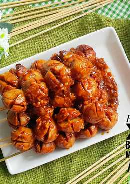 Sate Bakso Bakar Pedas Ketagihan - RESEP KEKINIAN