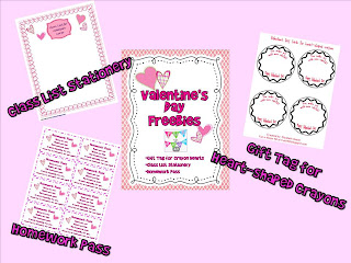 Classroom Freebies Too: Valentine's Day Freebies