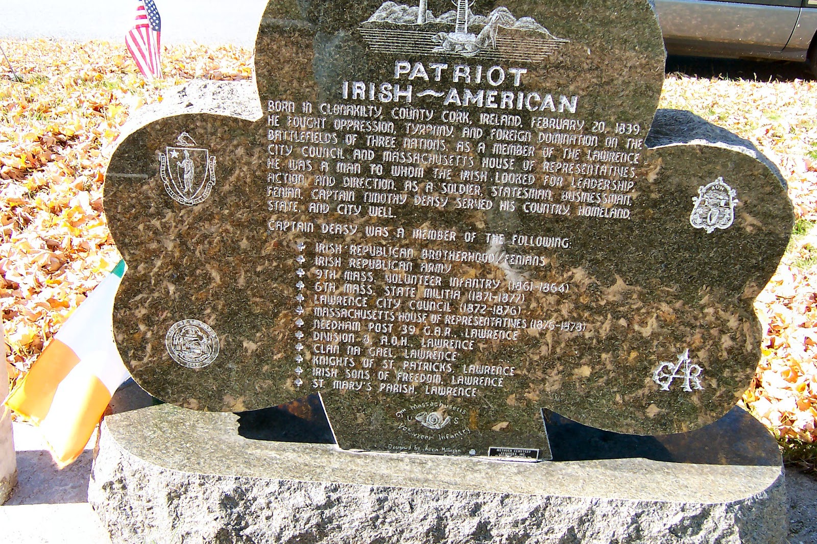 Timothy Deacy, Irish Patriot and Leading Citizen of Lawrence, MA