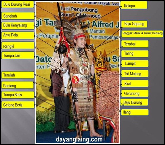 DeDoovau Empire: Iban's Traditional Costume