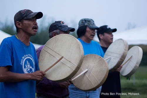 CENSORED NEWS: Mohawk Ben Powless Photos: Walkers arrive for Tarsands ...