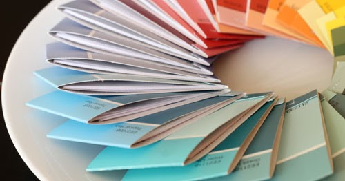 Hardly Housewives: Guest Post: Paint Chip Notebooks