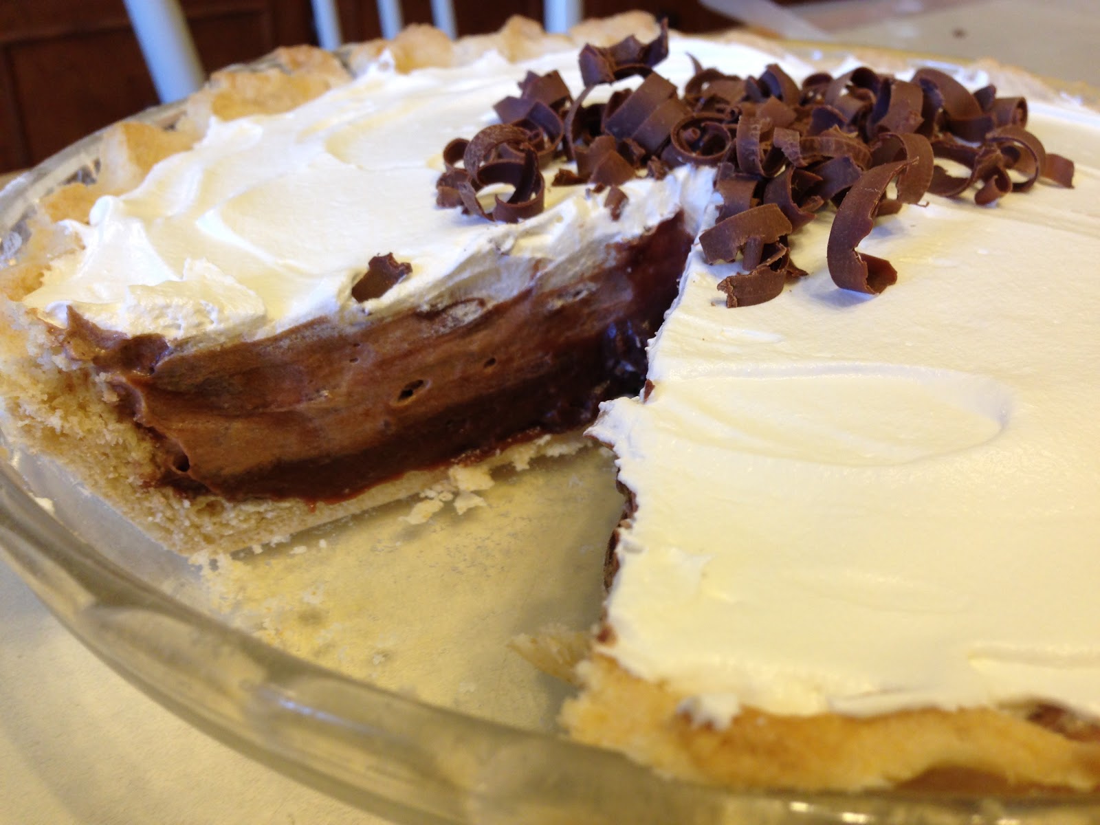 Recipe Junkie: 3 Layer Chocolate Cream Pie