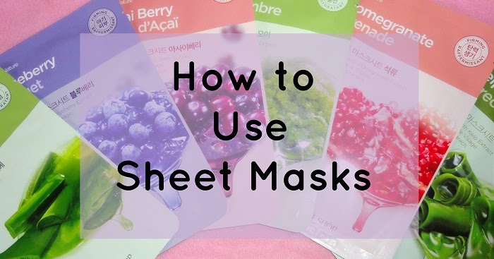How to use Sheet Masks in India - BEAUTY GRIN