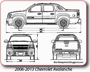 Vector Blueprints - Cars, Trucks, Busses and others: Chevrolet - Vector ...