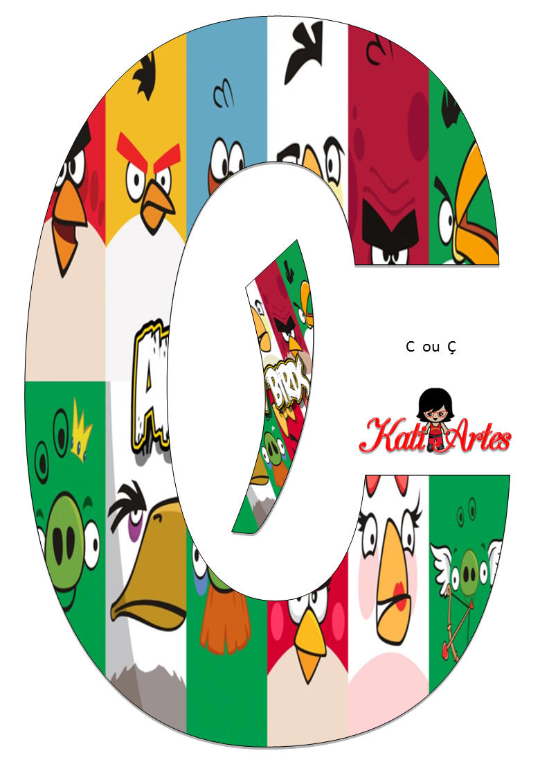 Lindo Alfabeto de Angry Birds. - Oh my Alfabetos!