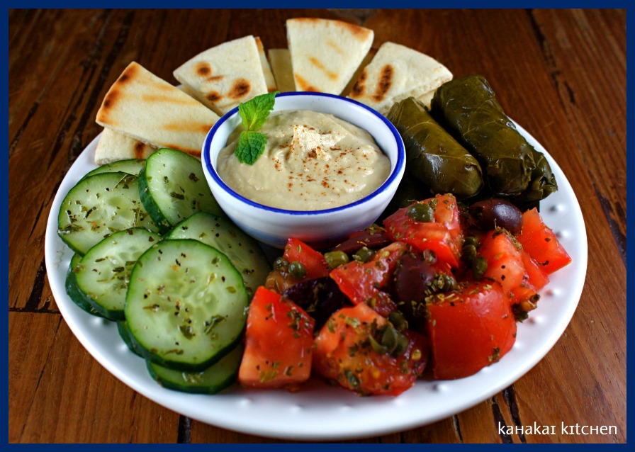 Kahakai Kitchen: Tomato Salad and Cucumber Meze, Part of a Simple and ...