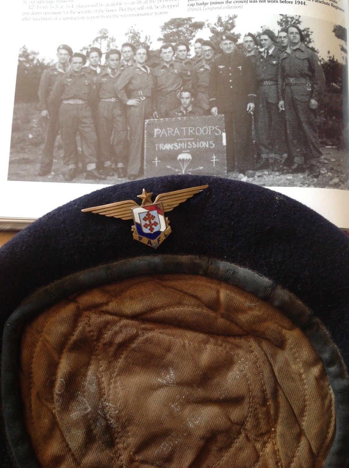 The Beret Project: British made Free French Airborne Beret