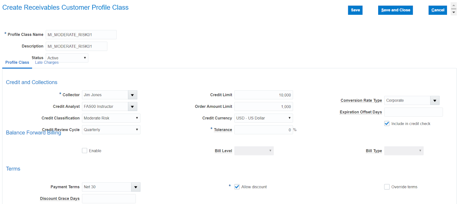 The Oracle Prodigy: Defining a Customer Profile Class in Oracle Fusion ...