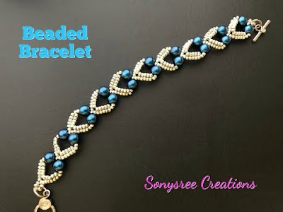 Easy Peasy Pretty Beaded Heart Bracelet Tutorial / The Beading Gem