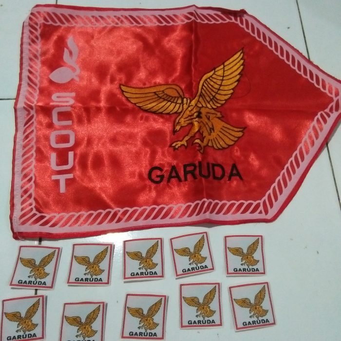 Bendera Regu Pramuka-Garuda - Alat Pramuka Online
