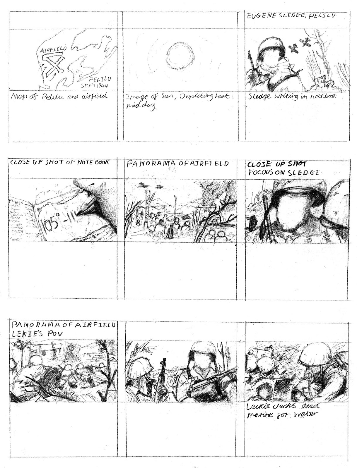 Design and Culture of the Moving Image (TFD1315) : Storyboard Task (The ...