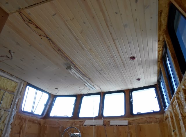 Conall's Boat Build: Ceilings