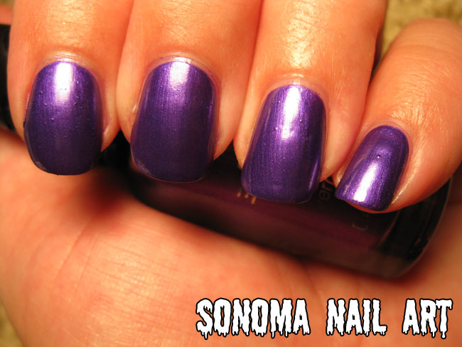 Sonoma Nail Art: 31 Day Nail Art Challenge: Violet Nails