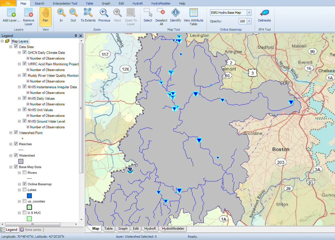 CUAHSI HIS: Searching for Data