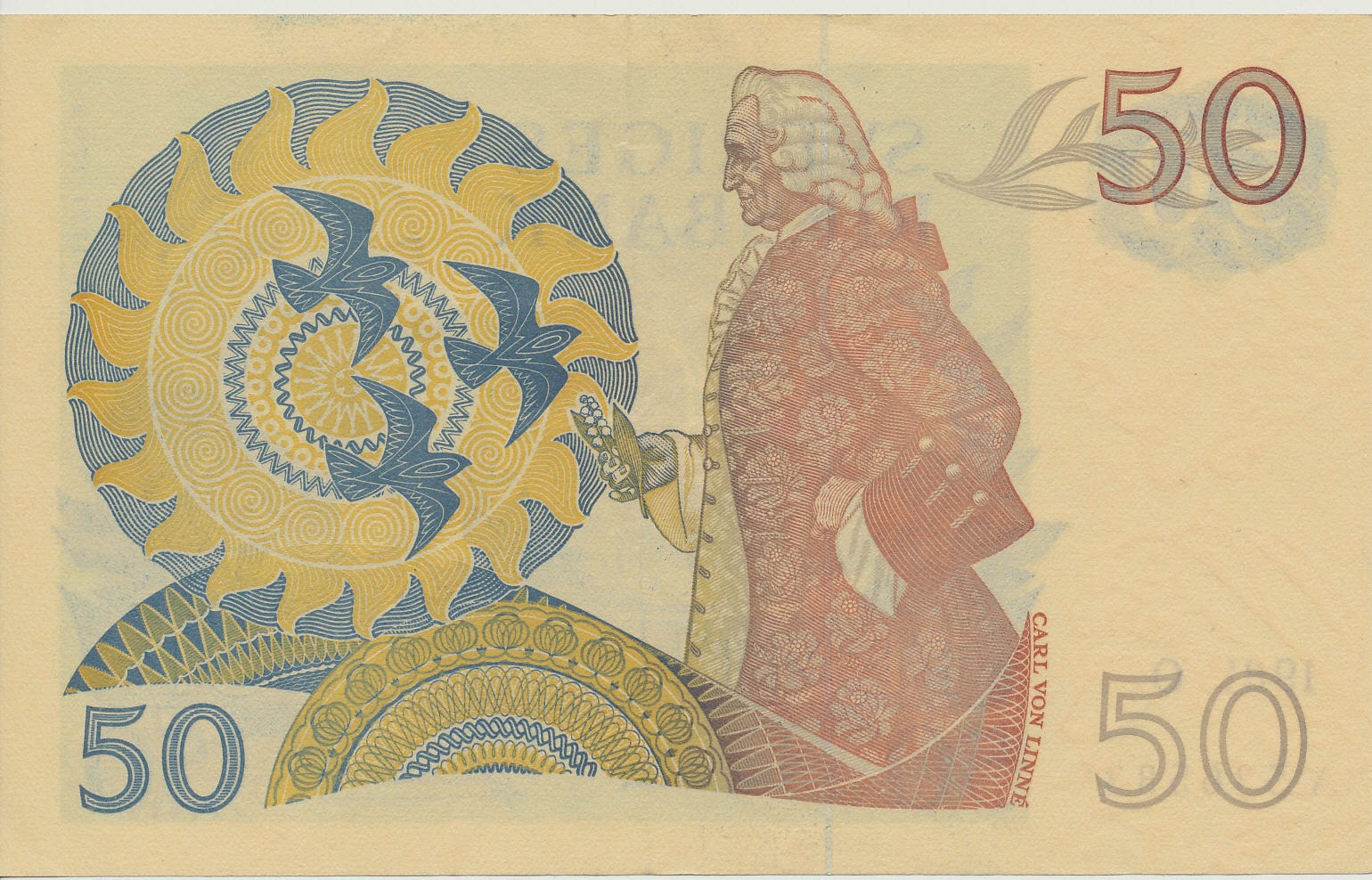 Sweden 50 Swedish Krona banknote 1981 King Gustav III of Sweden|World ...