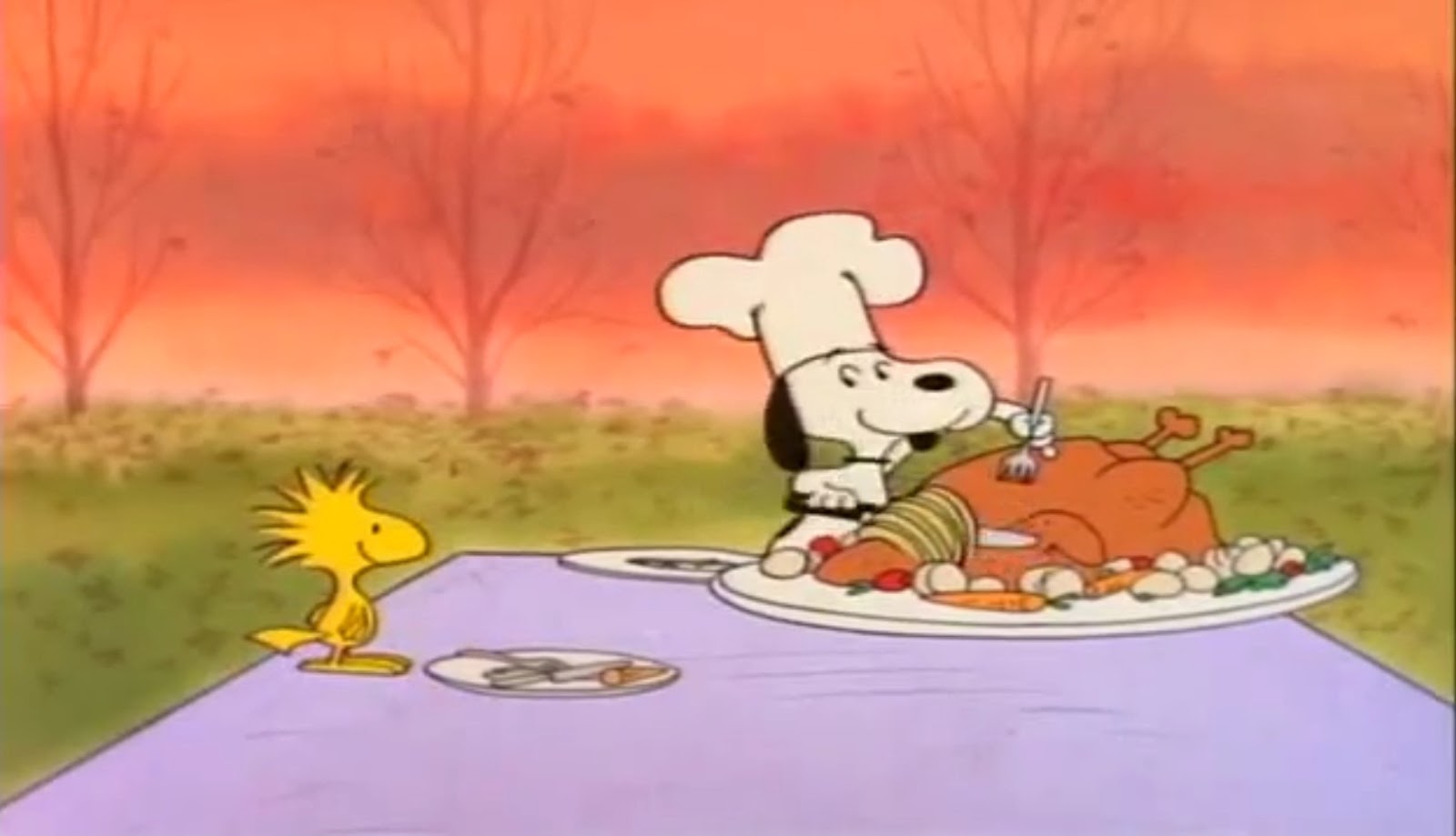 Peanuts Thanksgiving Dinner