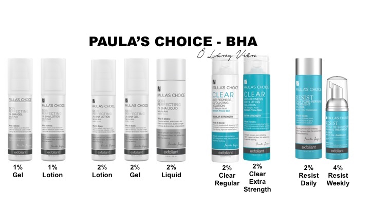 BHA của Paula's Choice | Loại Nào Dành Cho Bạn – Ồ Láng Viện