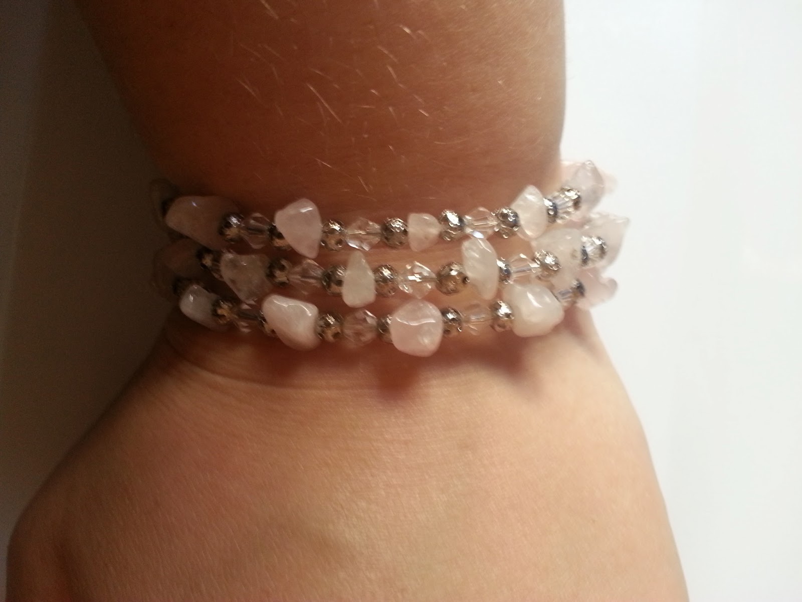 Did It Myself Craft Tutorials: Semi precious crystal chip bracelet