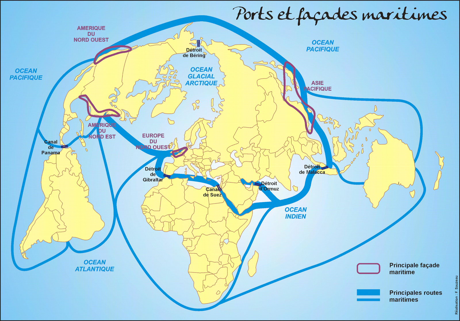 Géohisphère : Histoire-Géographie en ligne: Les espaces maritimes dans ...