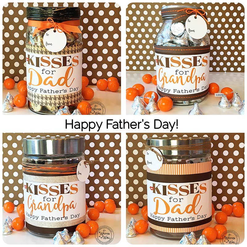 It's Written on the Wall: Kisses for Dad and Grandpa, Father's Day ...