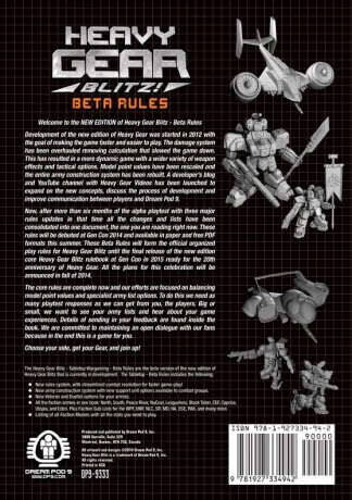 Tabletop Fix: Dream Pod 9 - Heavy Gear Blitz! Beta Rules