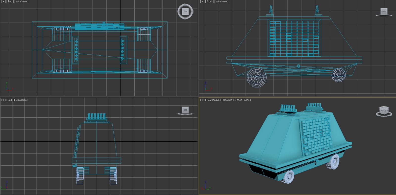 Eric Venables (1005668/1) 3D Modelling: Mouse Droid Model