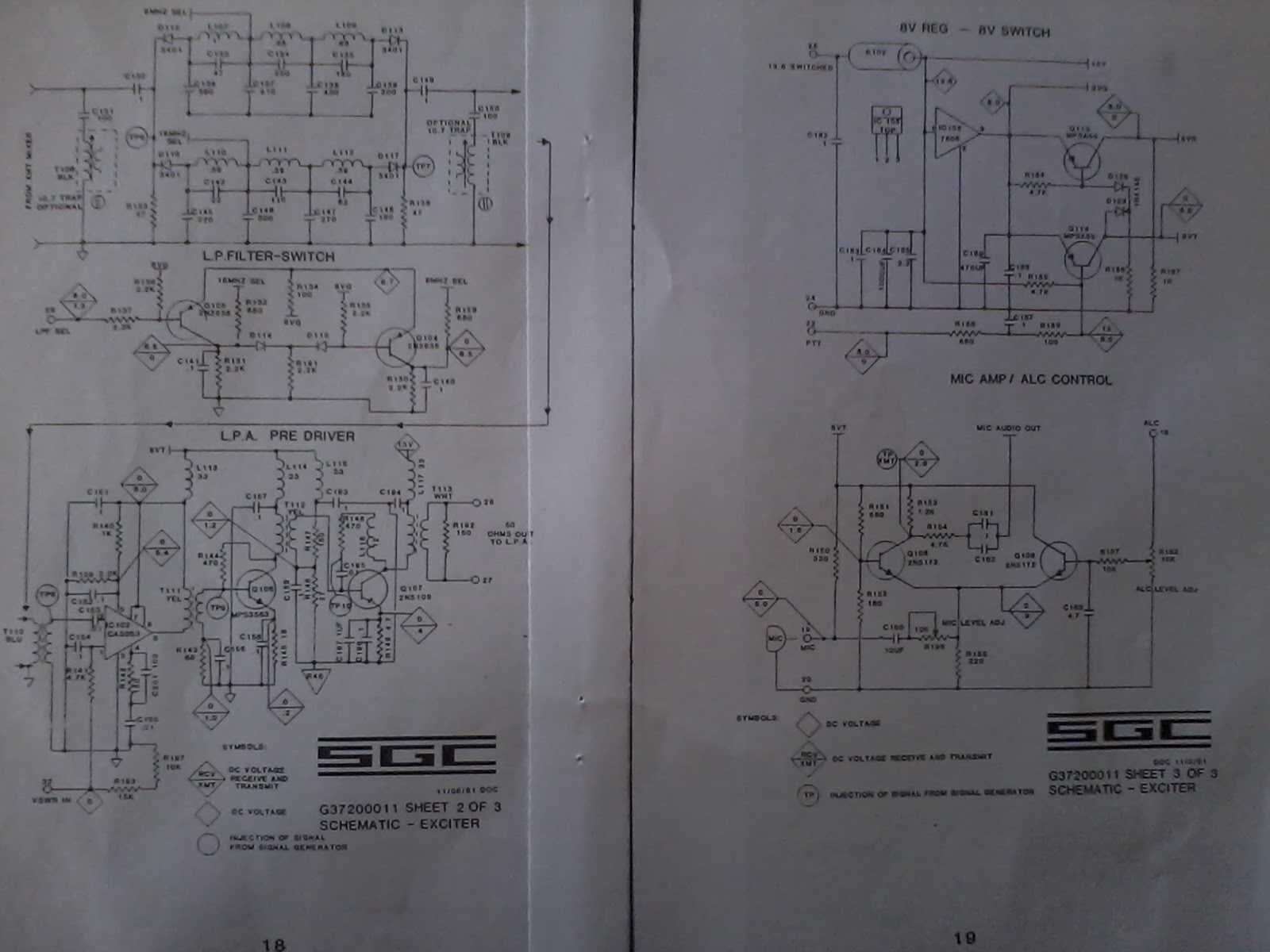RADIO TENGKORAK: SKEMATIK RADIO SGC SG - 712 EX11