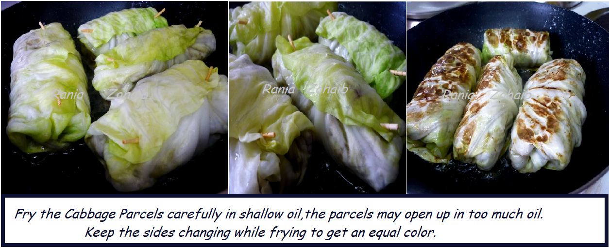 Rania @ Work with sugar'n spice: **Cabbage Parcels**