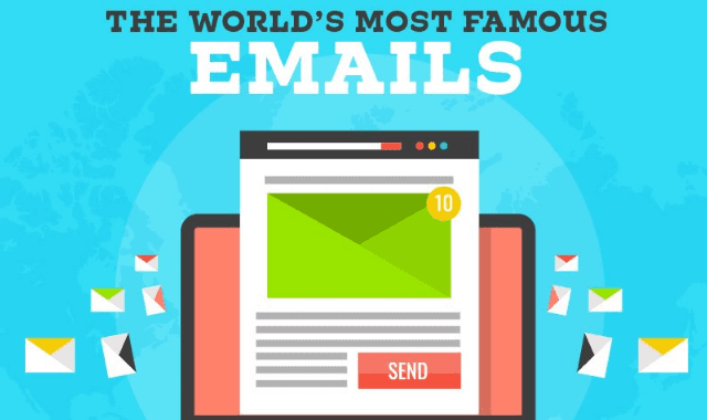 The World’s Most Famous Emails #Infographic - Visualistan