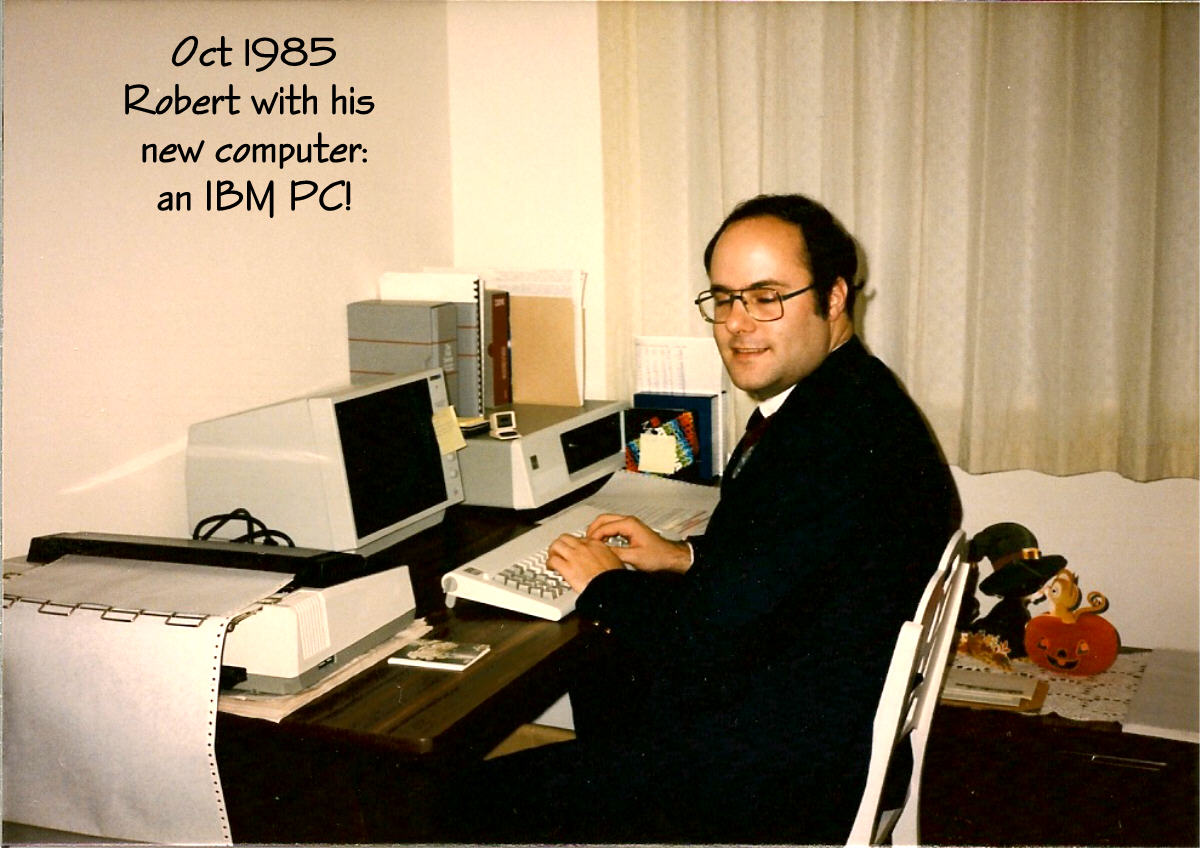 House of Houben: 30 years ago...our new IBM PC!