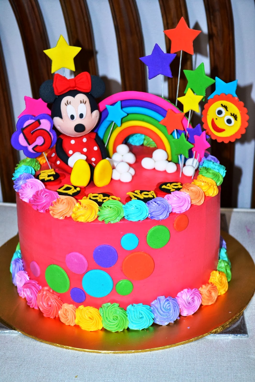 MyPu3 Cake House: Mini Mouse rainbow cake