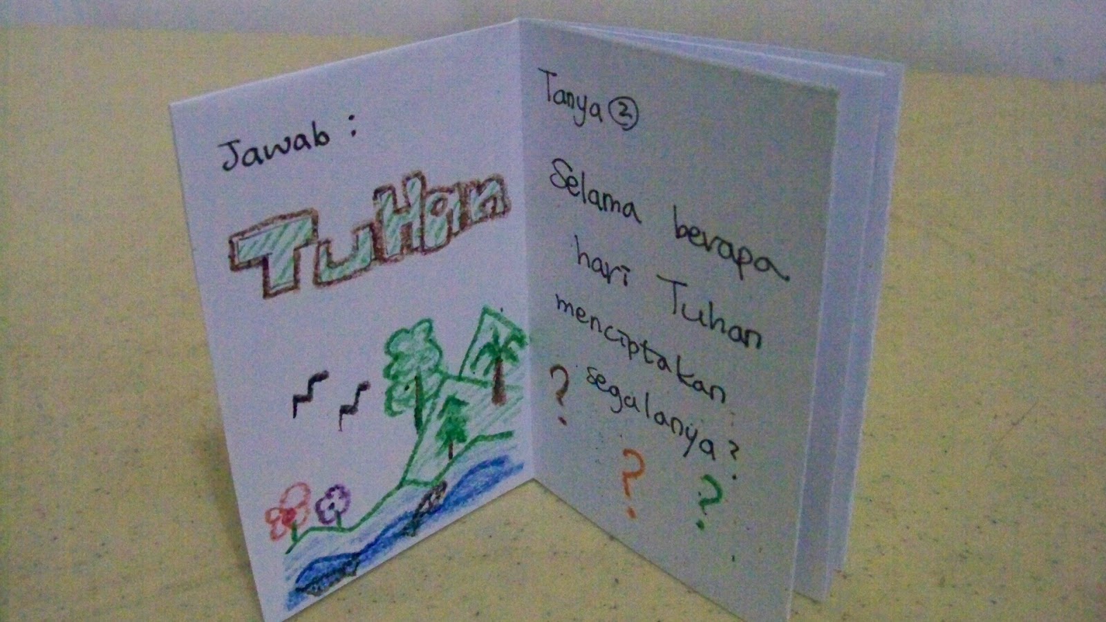 Cara membuat buku mini.