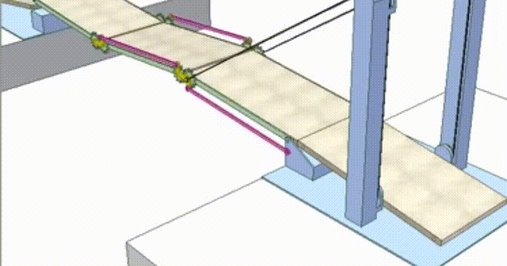 Folding bridge 1 || idea mechanisms #100190