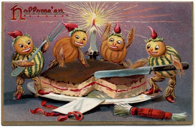 A Collection of 25 Strange and Creepy Vintage Halloween Postcards ...