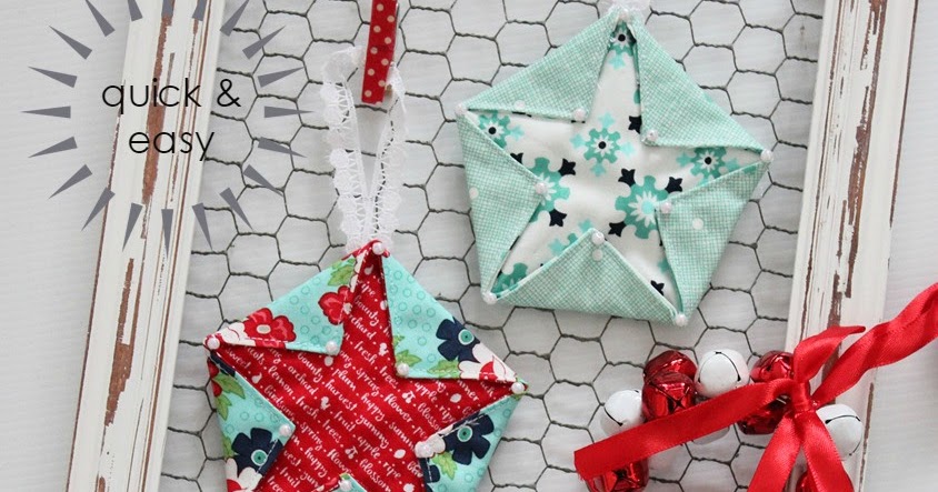 {Tutorial} Fabric Star Hangers - Threadbare Creations