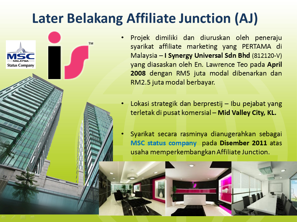 AFFILIATE JUNCTION: LATER BELAKANG