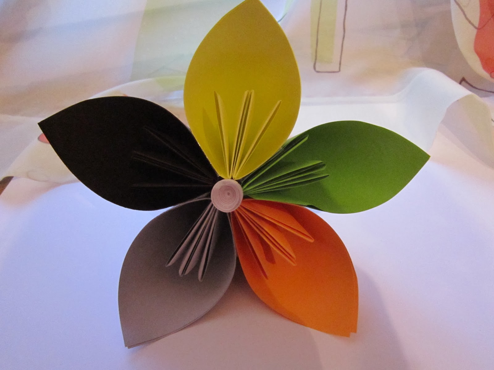 Quilling by Bianca: Floare origami / Origami flower