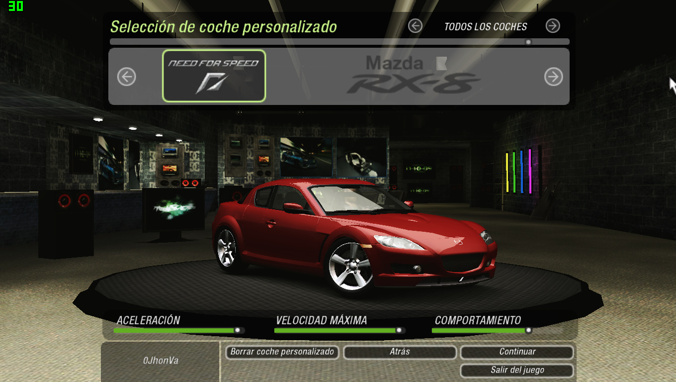 NFS ProLatAm Mods: MAZDA RX8 SE3P