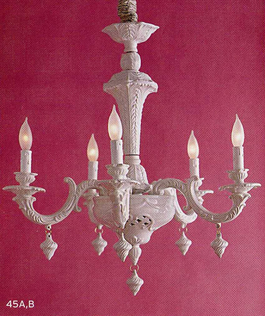 MARIETTE'S BACK TO BASICS: {Our White Ceramic Chandeliers from Italy}