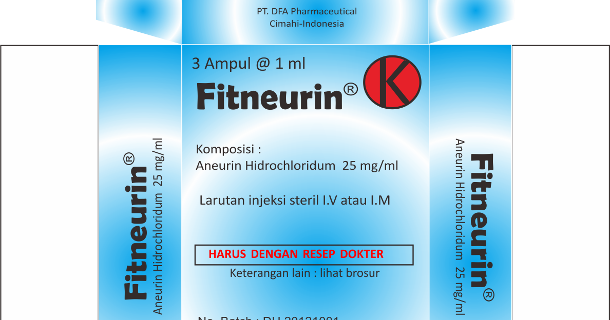 v3Hae..Let it go: Injeksi Aneurin HCl (Ampul 1 ml) Jurnal Praktikun ...