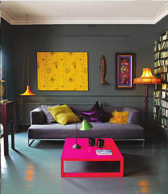Eye For Design: Decorating With The Grey and Yellow Color Combination