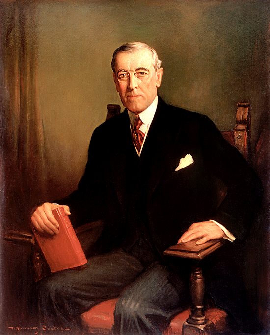 Art Now and Then: Woodrow Wilson Portraits